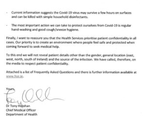 Parent Information Re COVID-19 - Grovelands Childcare